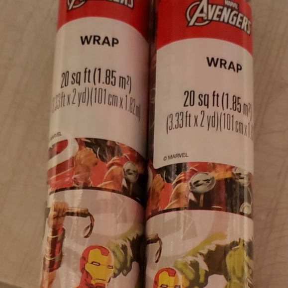 Party Supplies | Marvel Avengers Birthday Christmas Gift Wrapping Paper ...